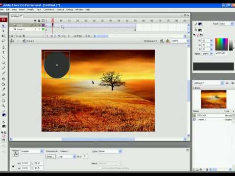Adobe Flash Cs3 Masking Youtube