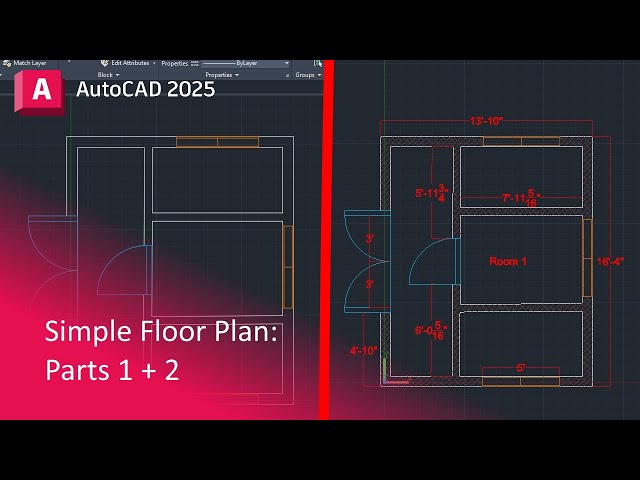 Autocad House Plan Tutorial