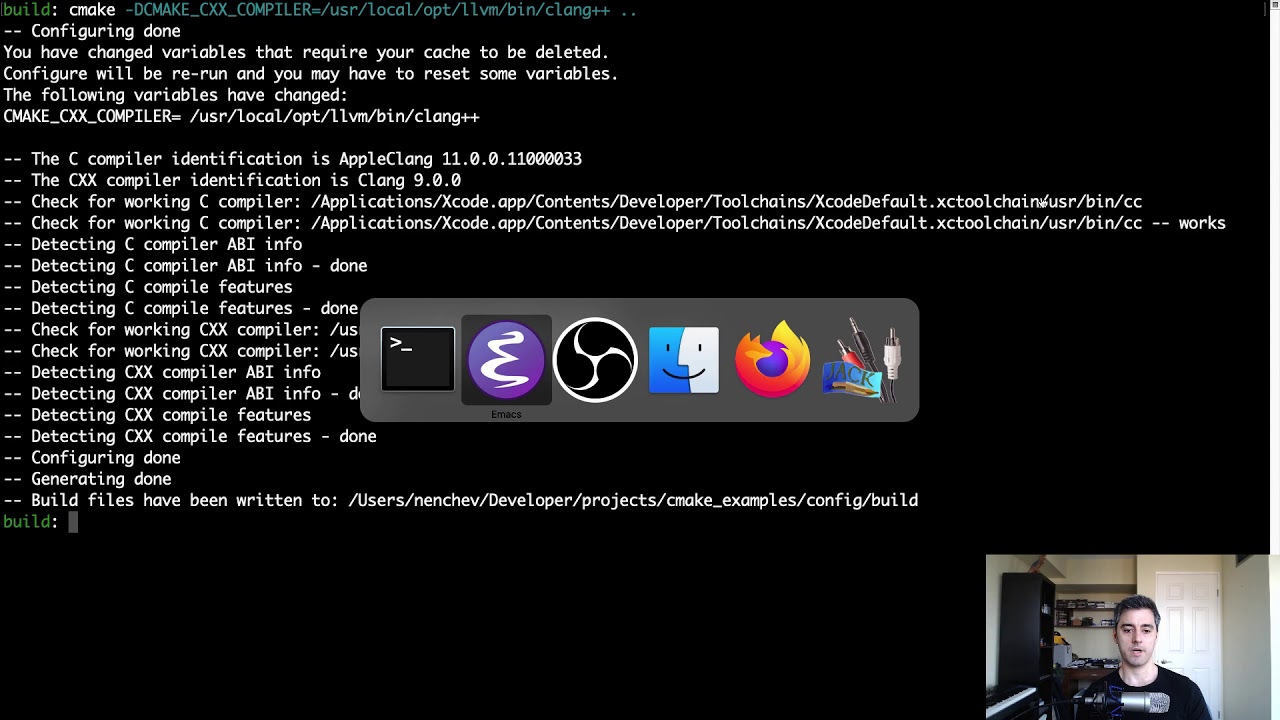 Cmake Tutorials 3 Project And C Configuration Youtube