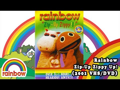 Rainbow Zip Up Zippy 2001 Vhs Dvd Youtube