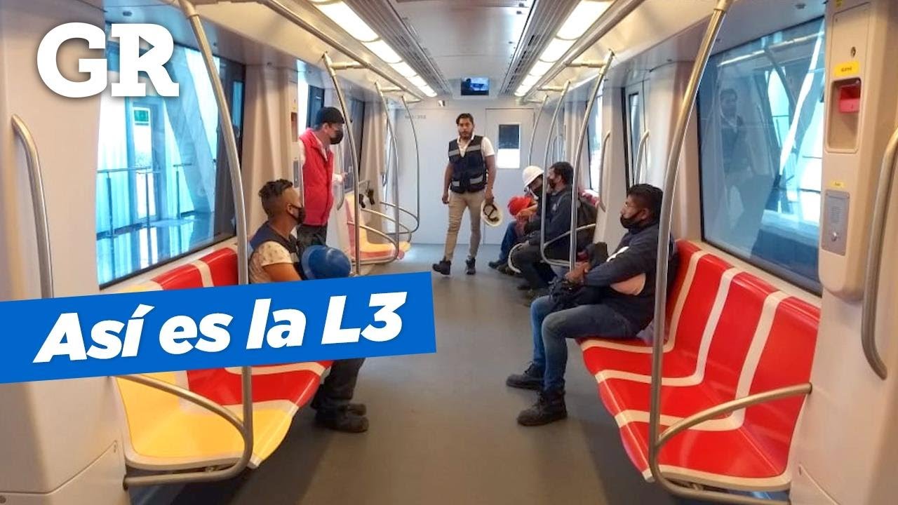 Así Luce El Interior De La Línea 3 Del Tren Ligero De Guadalajara Youtube