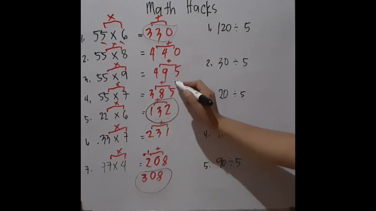 Math Hacks Tricks Shortcuts Multiplication Division Civil