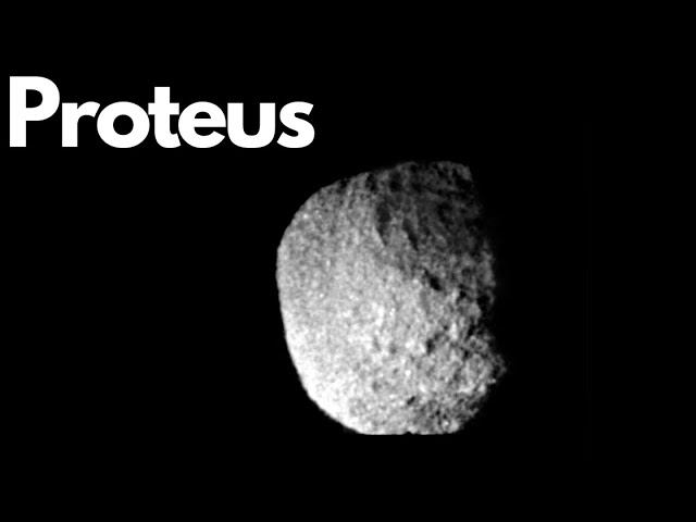 Proteus Moon Triton S Shadow From Neptune S Small Proteus Rare Event