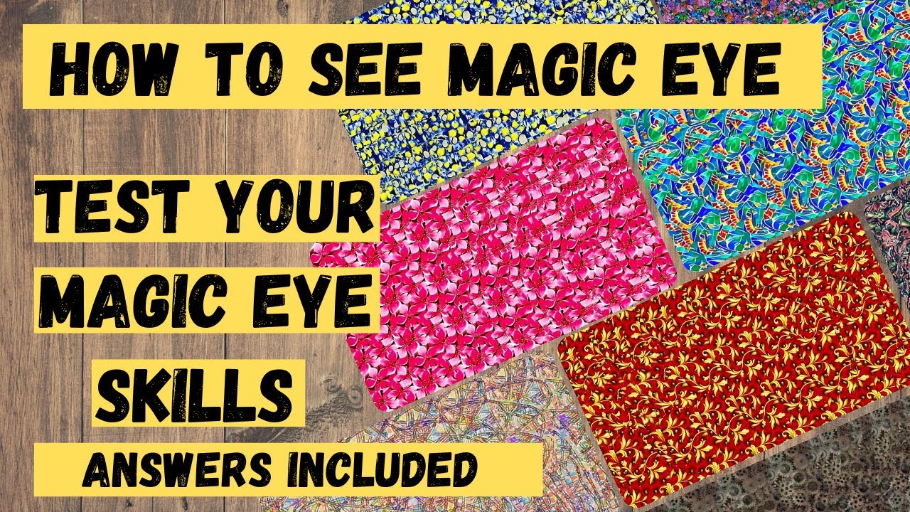 Mesmerizing Magic Eye Illusions Can You See The Hidden Secrets Youtube