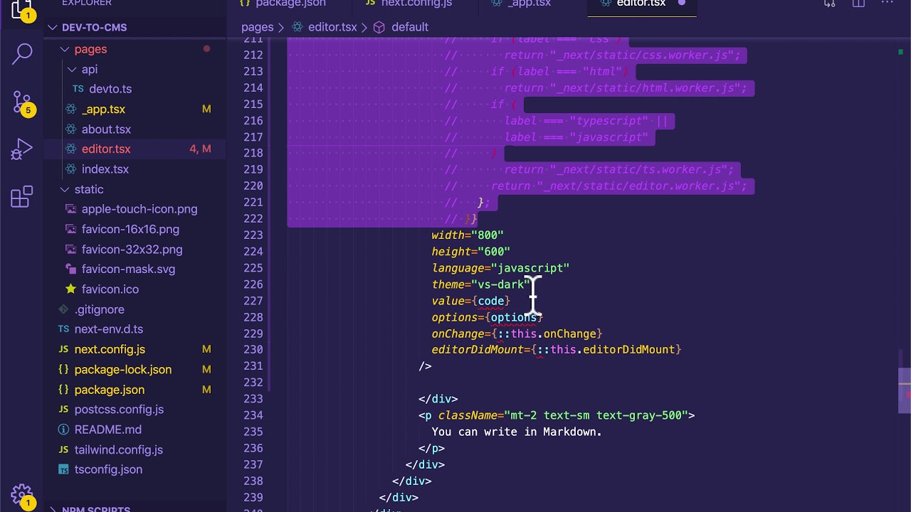 How To Add Monaco Editor To A Next Js App Youtube