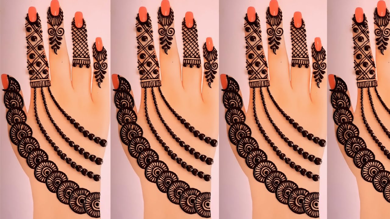 Beautiful Back Hand Jewelry Mehendi Simple Mehndi Nayab Mehandi