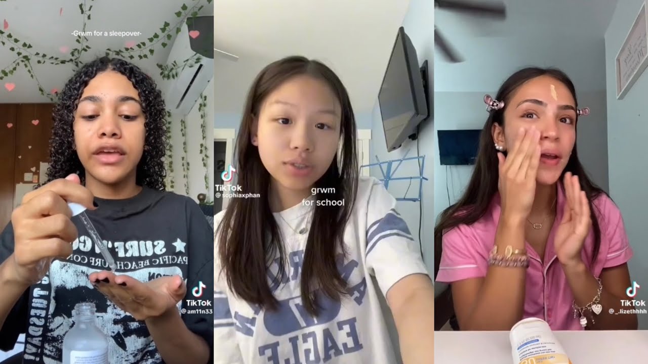 Grwm Tiktok Compilation Youtube