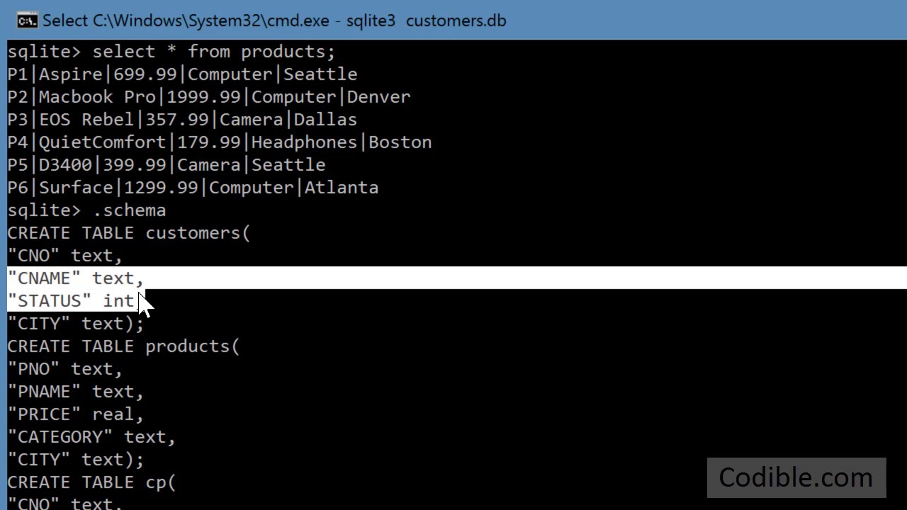 Codible Sqlite Video 4 How To Write Select Queries In Sqlite3 Youtube