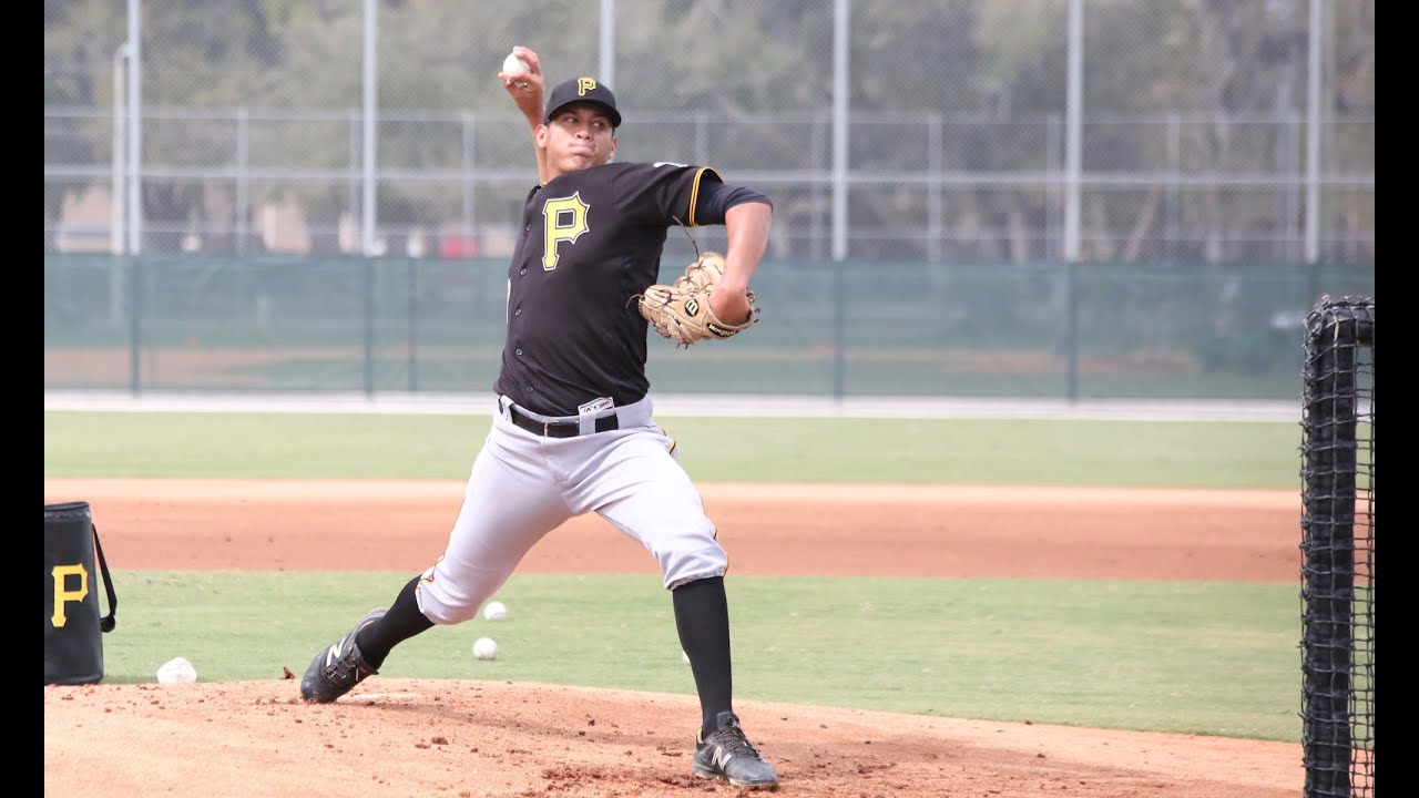 Pirates Sp Prospect Luis Escobar Throwing Live Bp Youtube