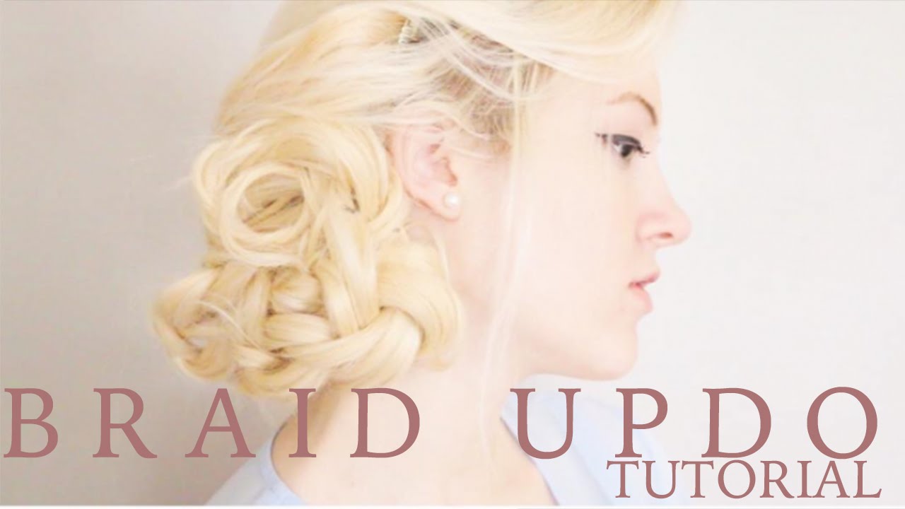Braid Updo Tutorial Youtube