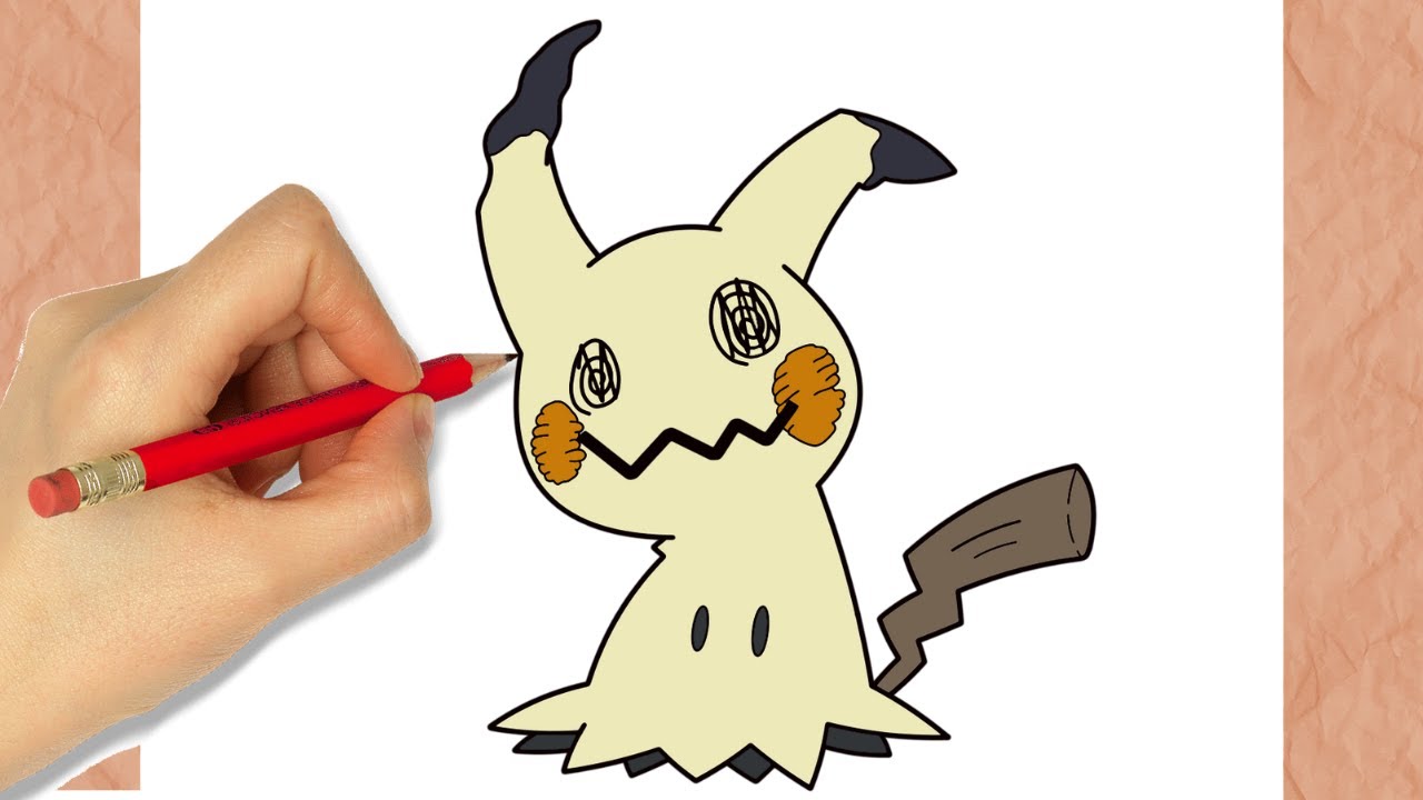 Como Dibujar O Pokemon Mimikyu I Facil I Paso A Paso Youtube