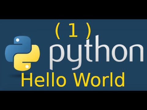 Python Hello World Program Youtube