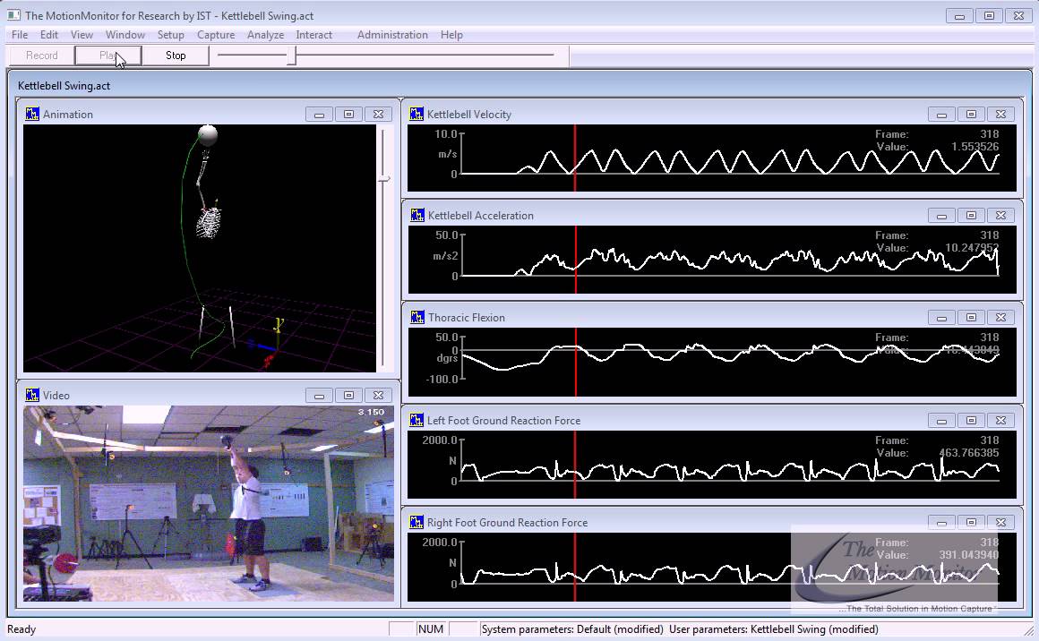 The Motionmonitor Classic Kettlebell Swing Youtube
