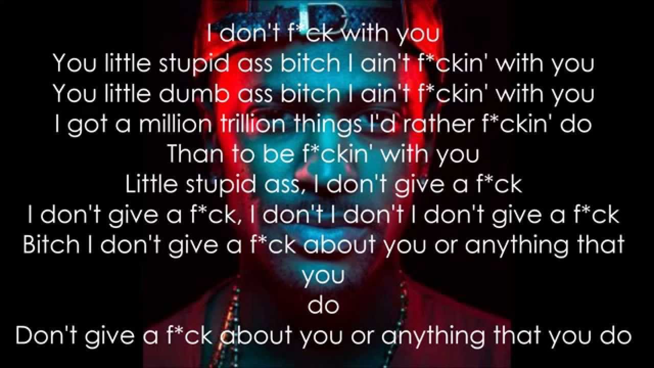 Big Sean I Don T Fuck With You Ft E 40 Idfwu Lyrics Youtube Music