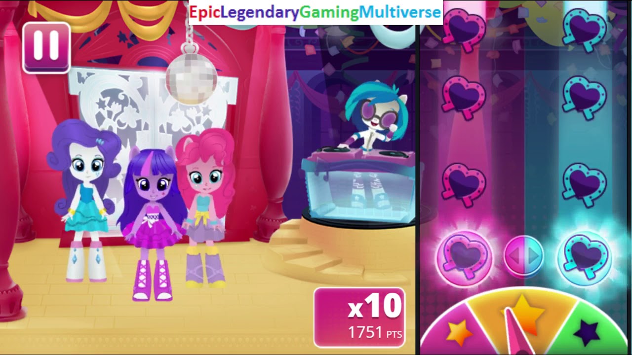 My Little Pony Equestria Girls Surprise Dance Party Gameplay Youtube