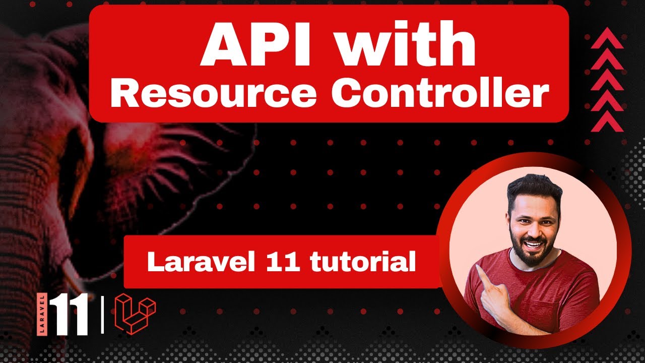 Laravel 11 Api Tutorial 10 Api With Resource Controller Youtube