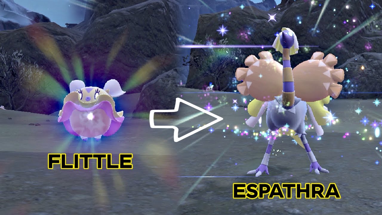 Flittle Evolves To Espathra Pokemon Evolution Youtube