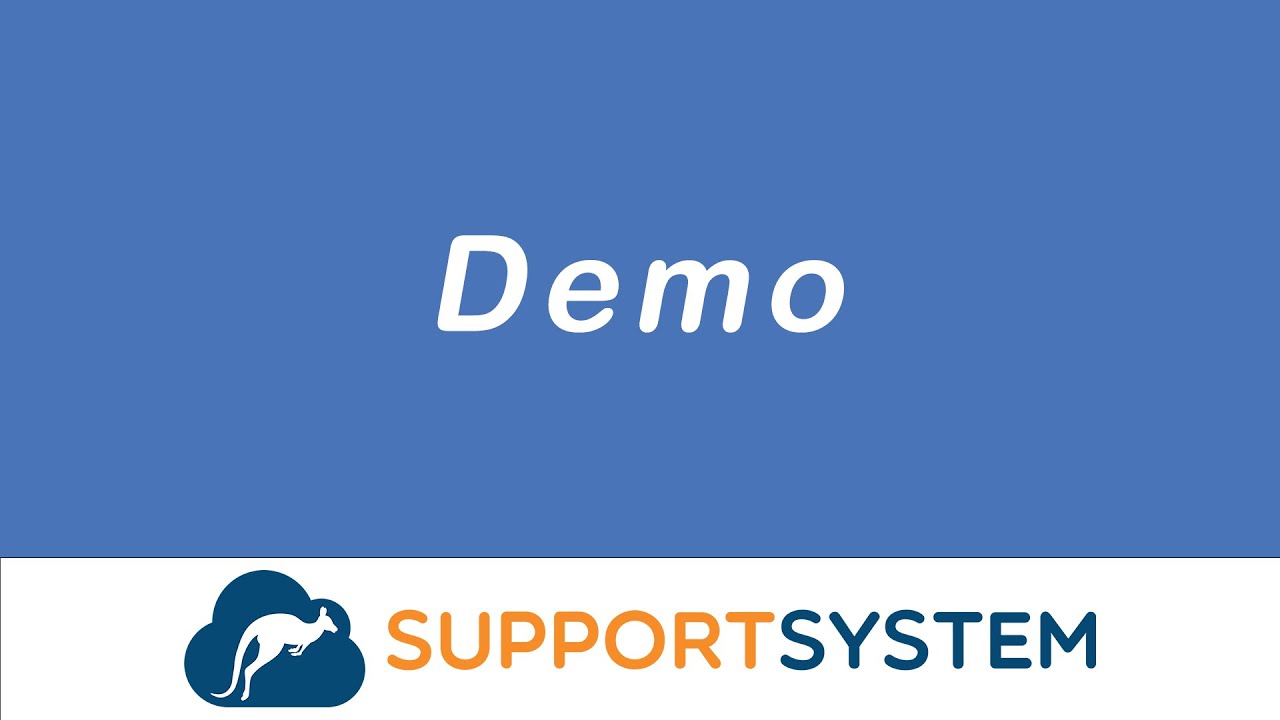 Supportsystem Demo Youtube