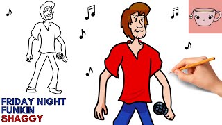 How To Draw Kou K O U Friday Night Funkin Mod Fnf Cute Easy Step By