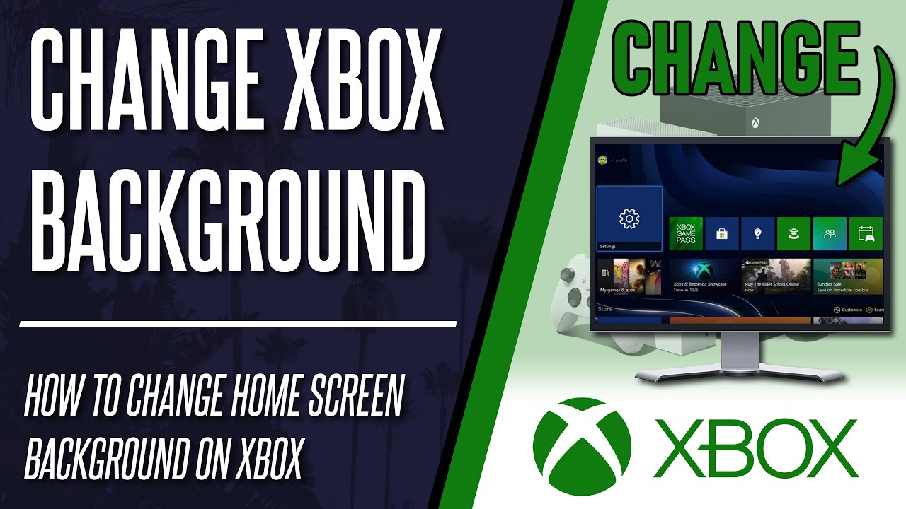 How To Change Home Screen Background On Xbox Series X S Youtube