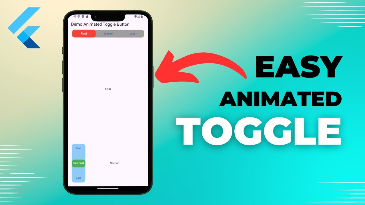 Creating An Animated Toggle Button In Flutter Easy Tutorial Youtube