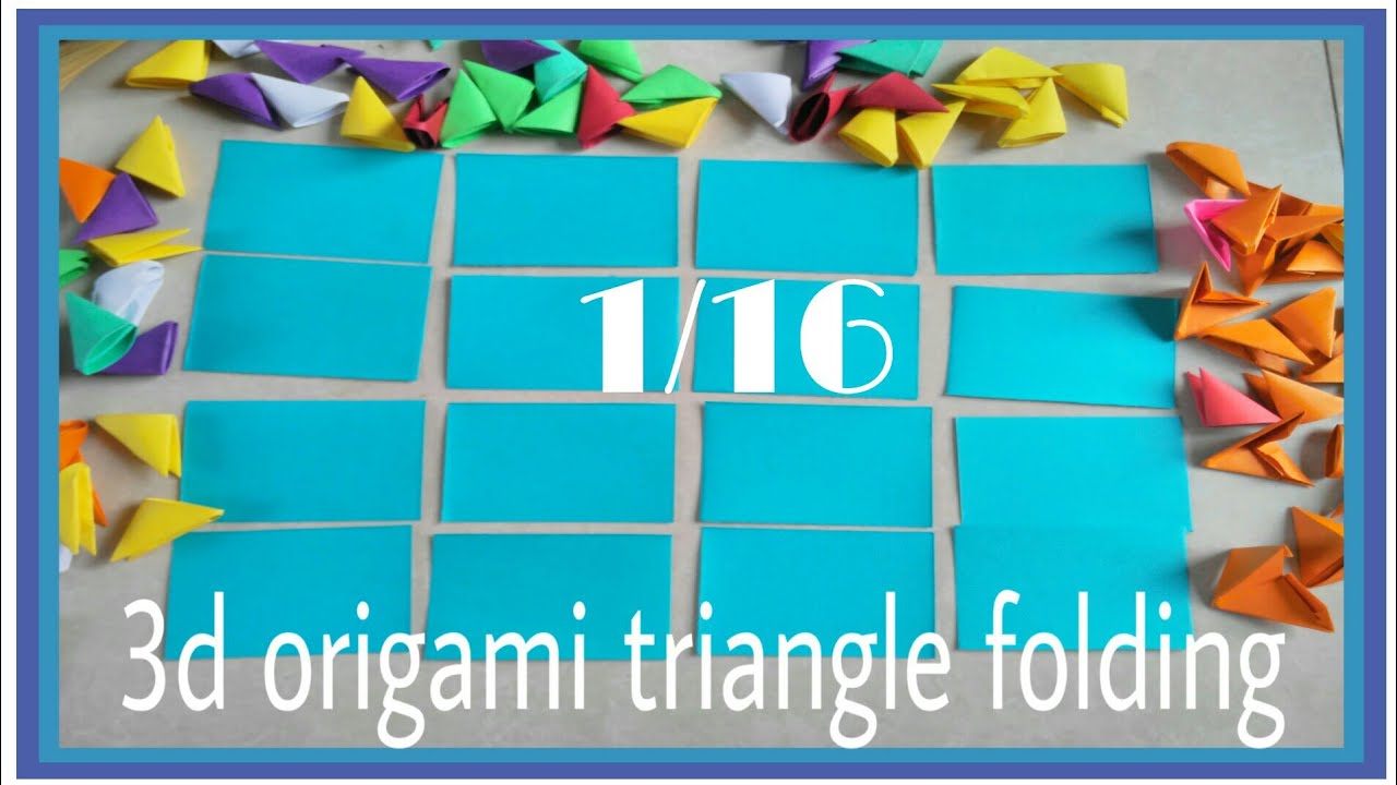 3d Origami Triangle Units A Journey Into Geometric Beauty And