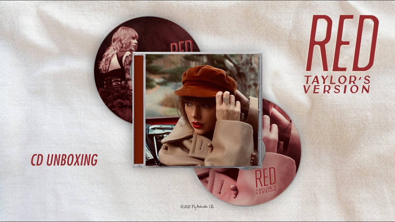 Taylor Swift Red Taylor S Version Cd Unboxing Youtube