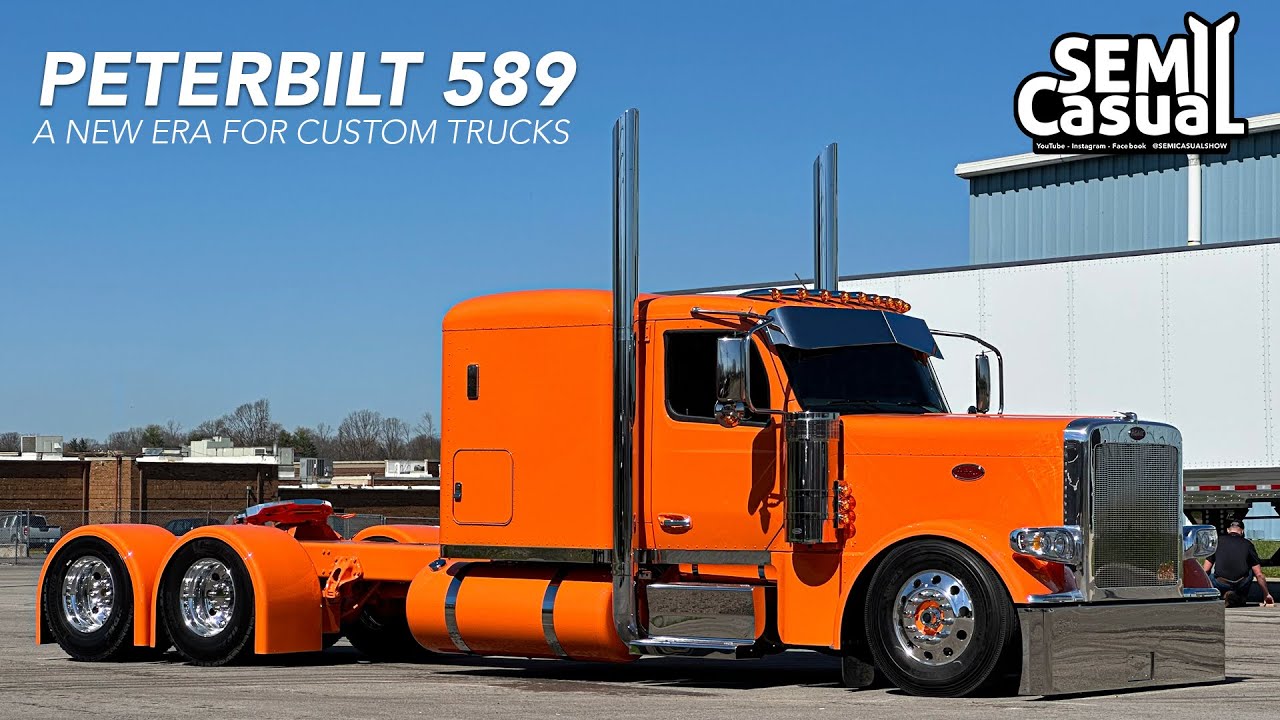 This Custom Peterbilt 589 Is Insane Youtube