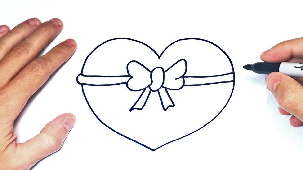 Cómo Dibujar Un Corazón Bonito Novalena