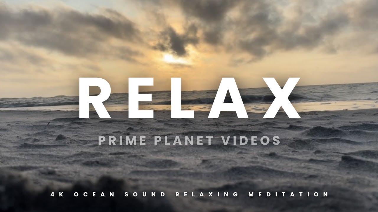 4k Relaxing Waterfall Ocean Sounds Youtube
