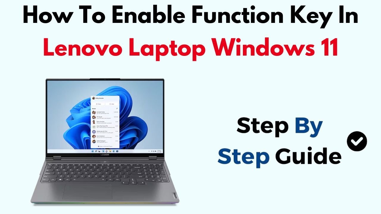 How To Enable Function Key In Lenovo Laptop Windows 11 Youtube
