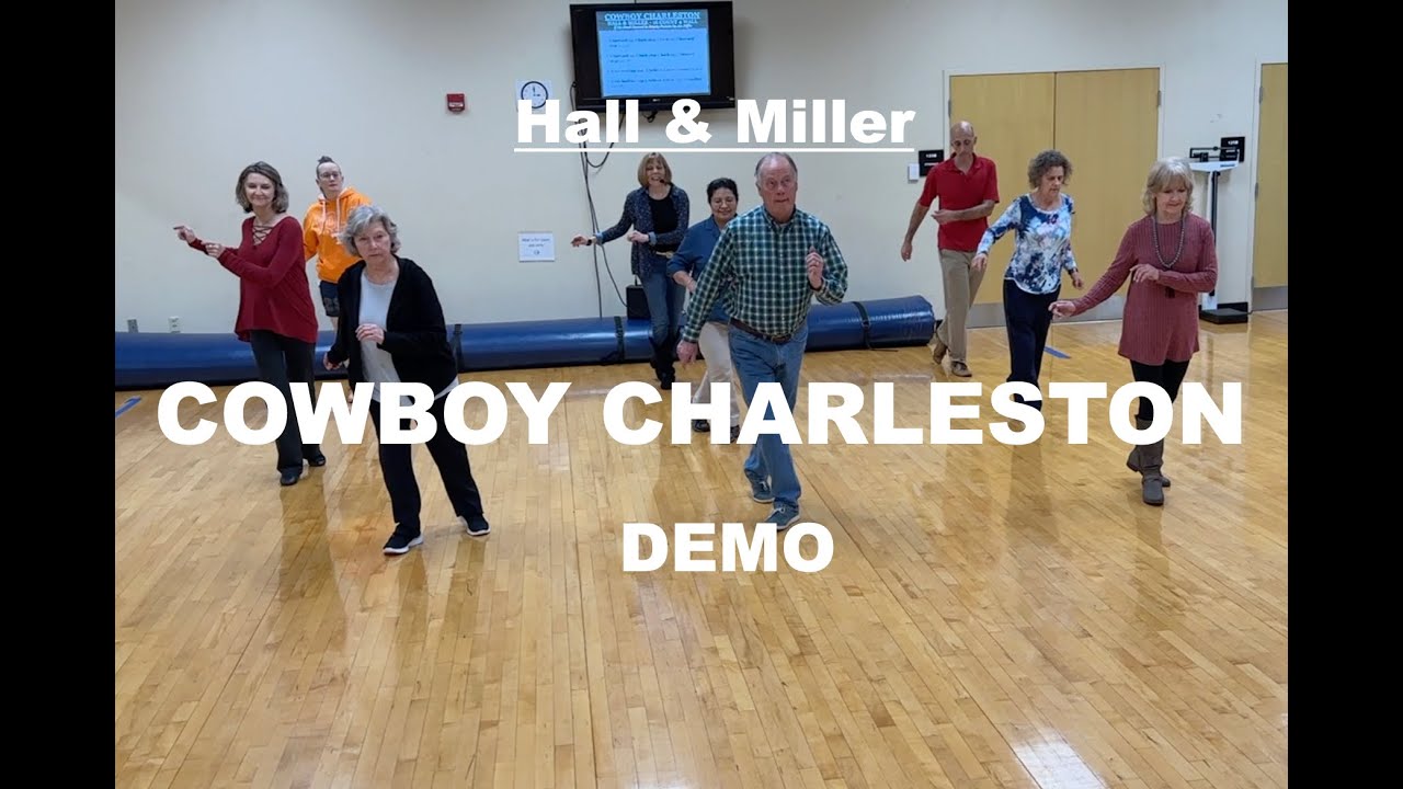 Cowboy Charleston Line Dance Demo Youtube