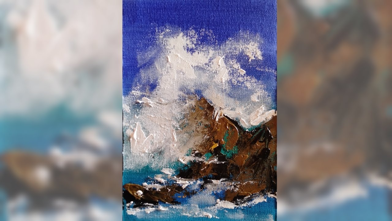 Acrylic Painting Tutorial Paintingforbeginners Youtube