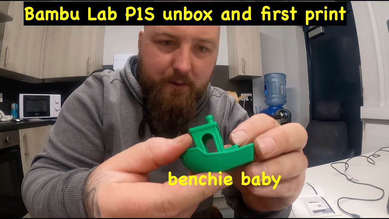 Bambu Lab P1s 3d Printer Unboxing And First Print Youtube