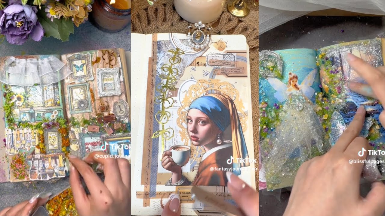 Asmr Journaling Compilation 25 Youtube