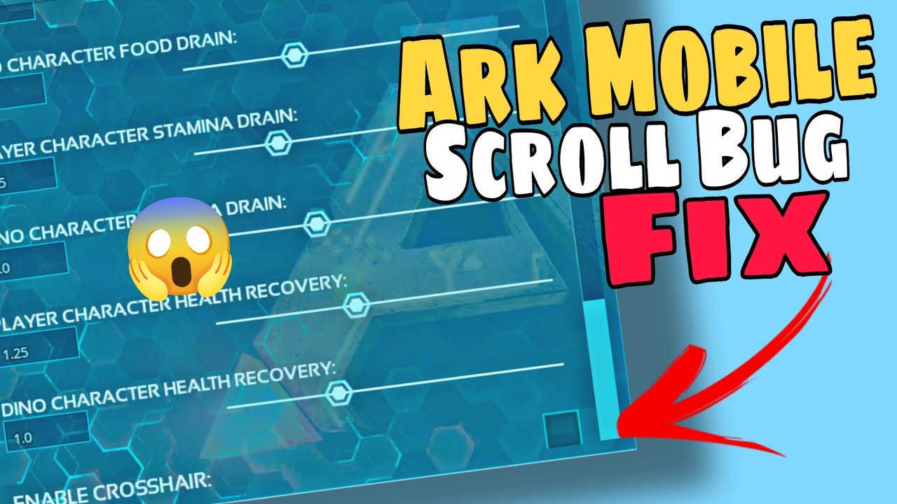 How To Fix Scroll Bug In Ark Ultimate Edition Ark Ultimate Edition