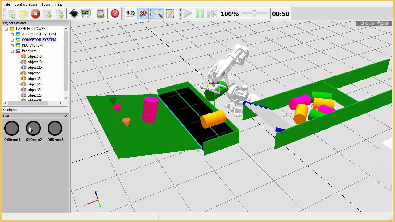 Robot Cell Simulation Using Simumatik3d And Robotstudio Youtube