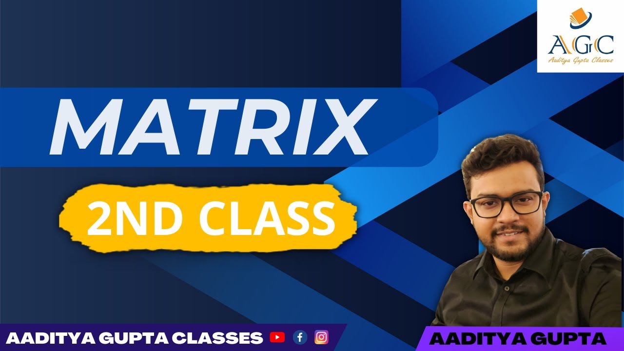 Matrix 2nd Class Youtube