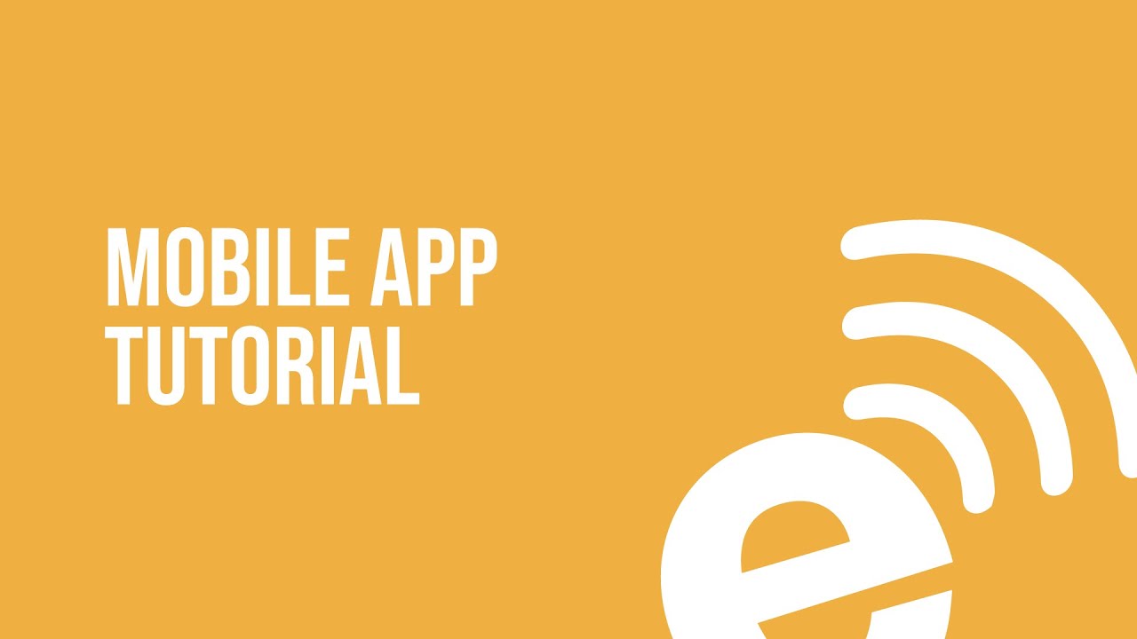 Mobile App Tutorial Youtube