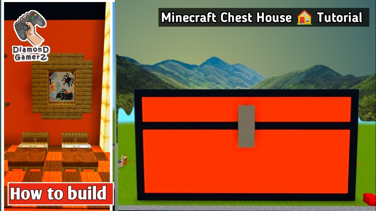 Vlog 522 Minecraft Chest House Tutorial Build A Treasure Trove