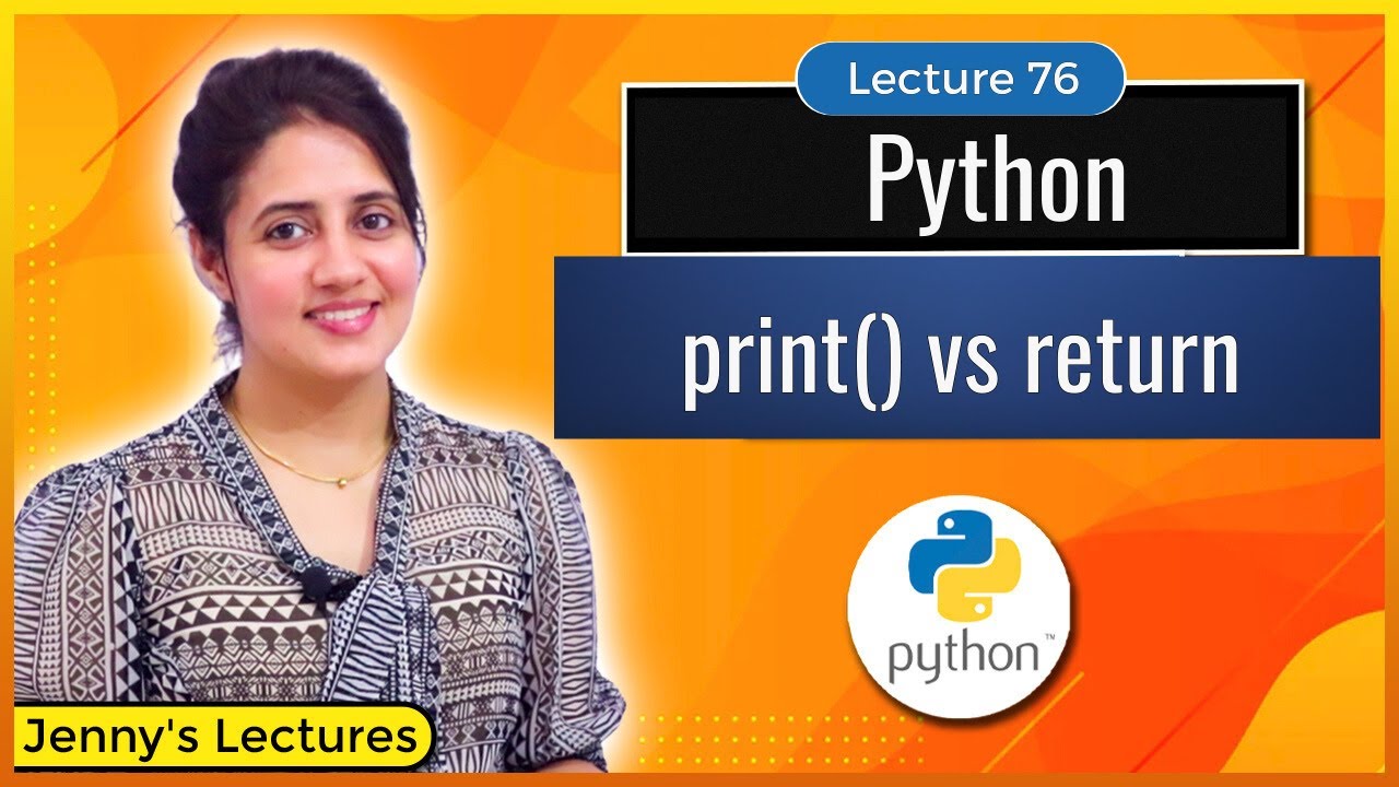 Print Vs Return In Python What Is The Difference Python Tutorials