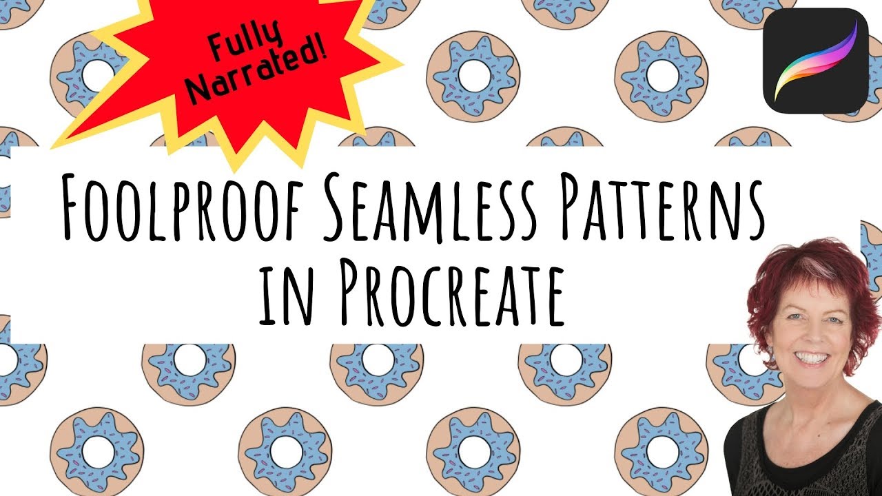 Seamless Repeating Pattern In Procreate Narrated Video Full Tutorial