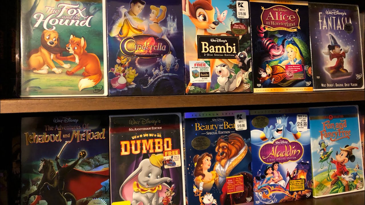 Part 1 Disney Complete Dvd Collection Rare Animated Live Action