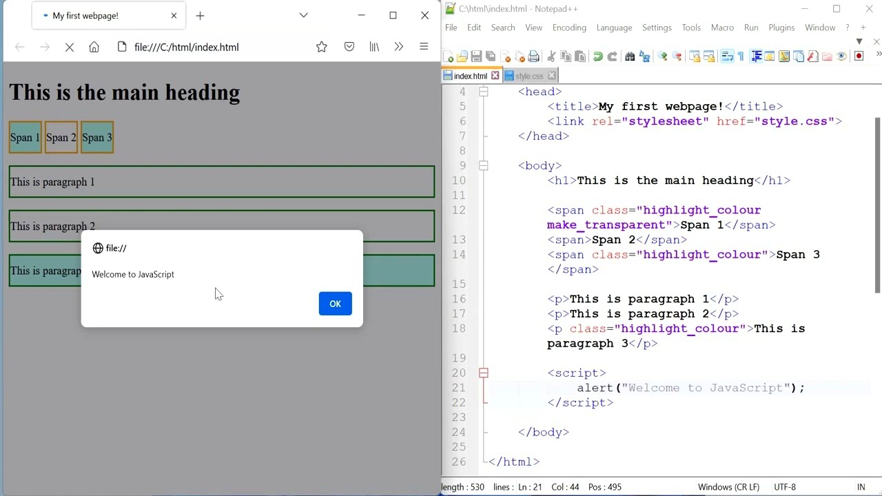 Javascript 1 What Do You Need To Start Javascript Youtube
