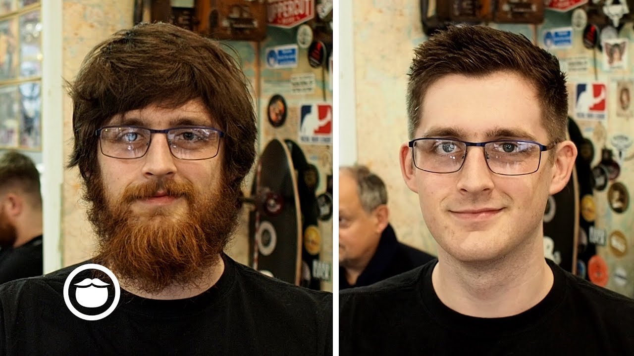 Epic Haircut And Beard Transformation Youtube