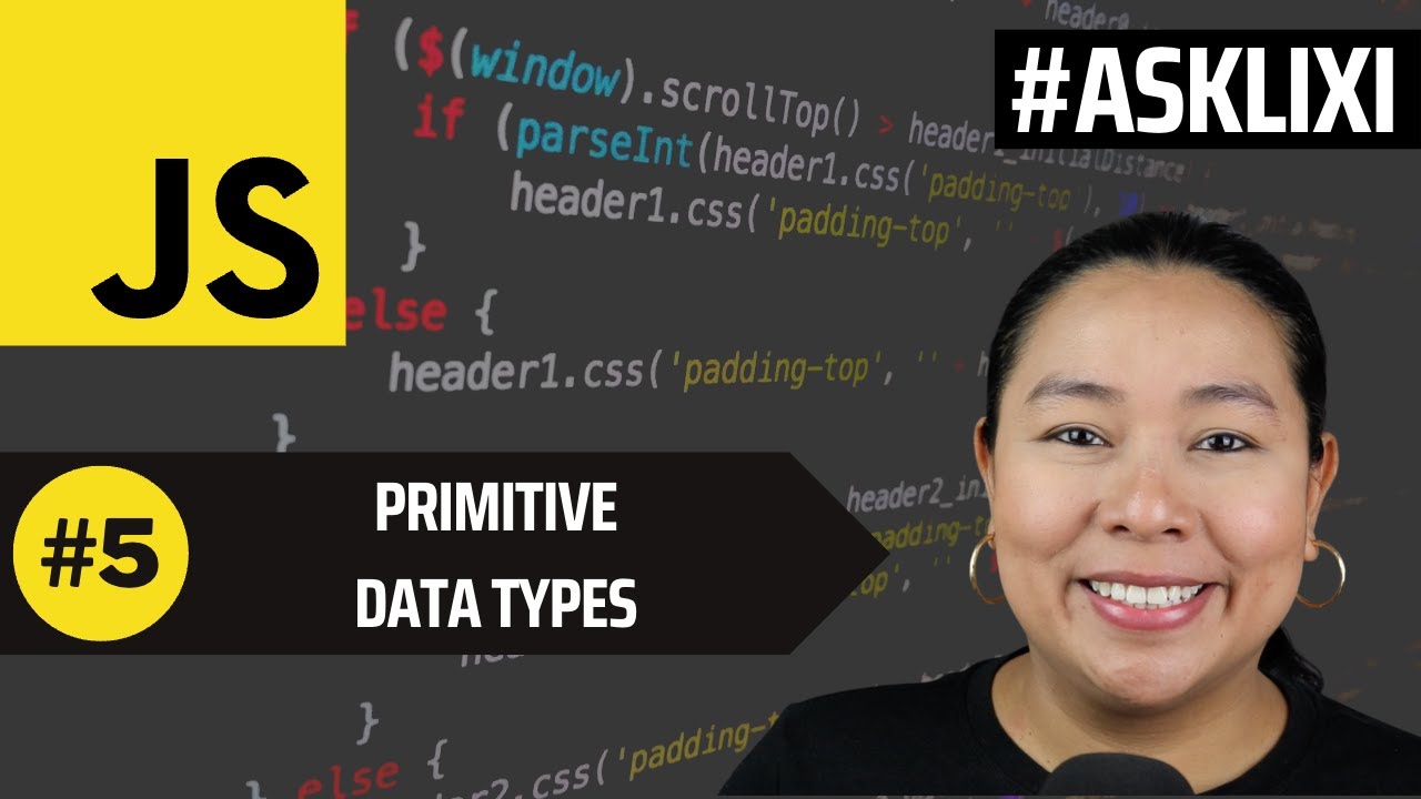 Chapter 5 Javascript Tutorial Primitive Data Types Youtube