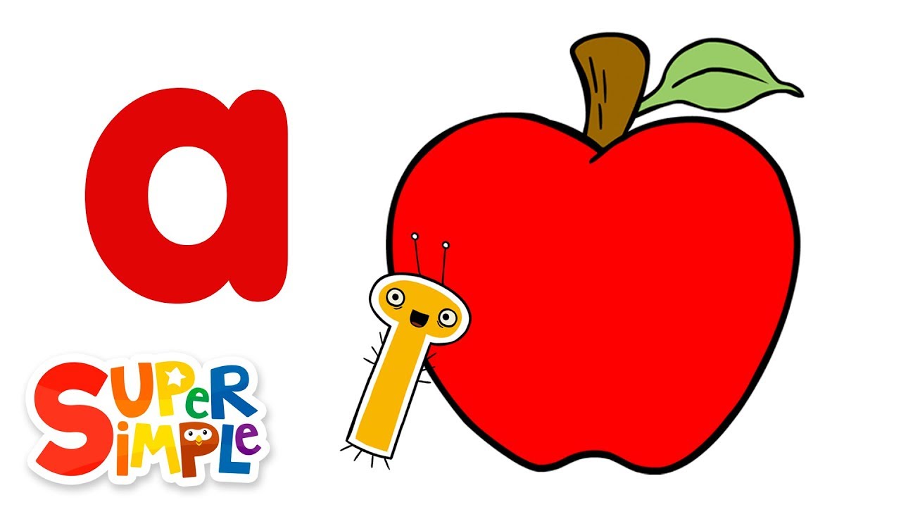 The Letter A Learn The Alphabet Super Simple Abcs Youtube