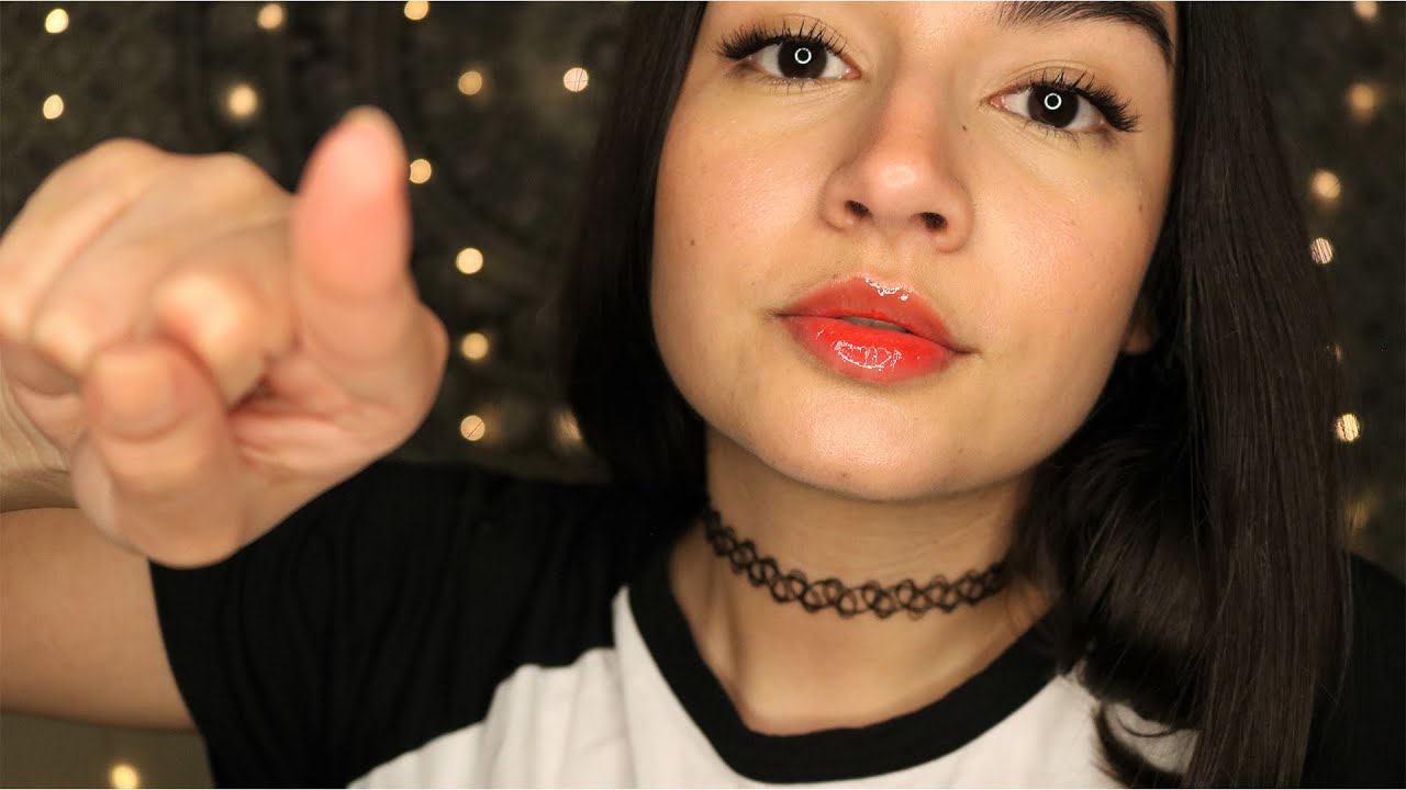 Asmr Tongue Clicking And Finger Tracing Youtube