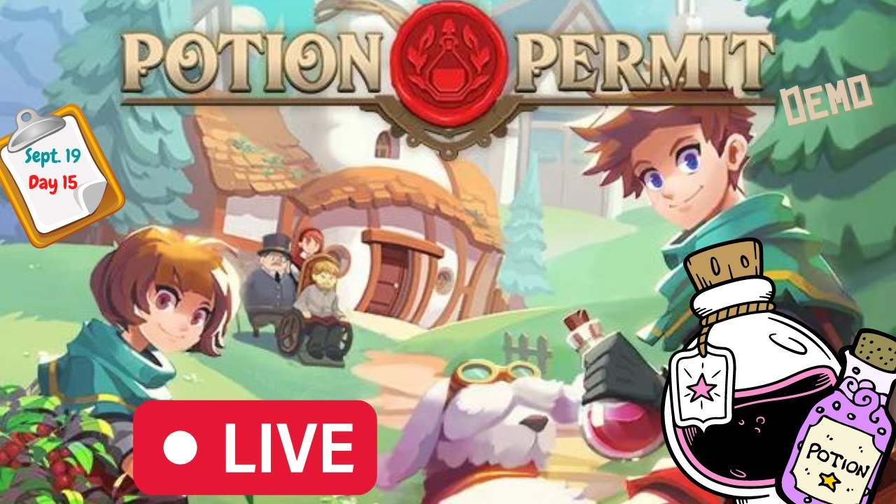 Potion Permit Let S Play Demo And Reaction Youtube