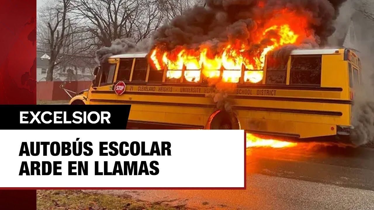 Simulacro De Incendio En Autobús Escolar